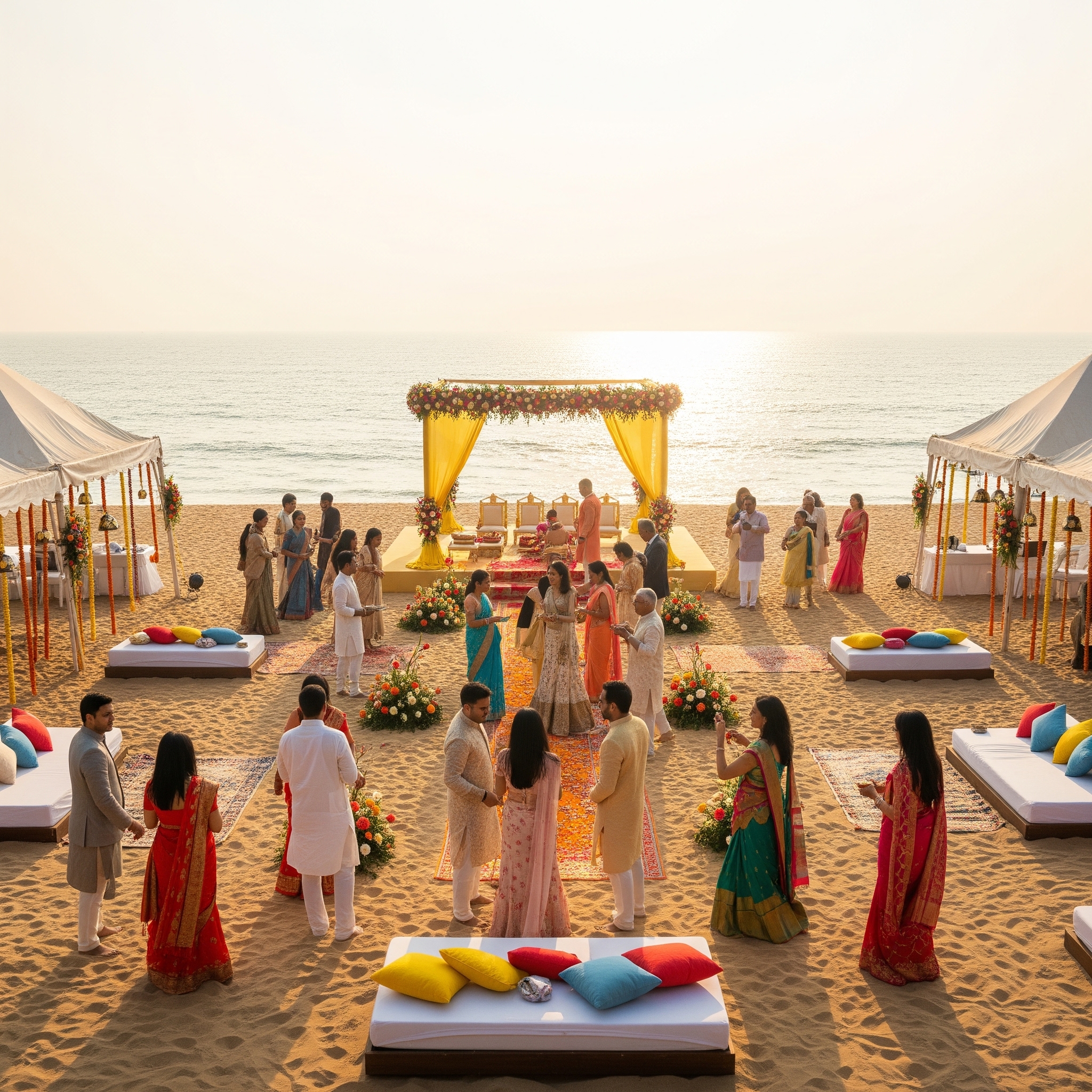 Destination wedding in goa 60 photos - Astyledwedding.com
